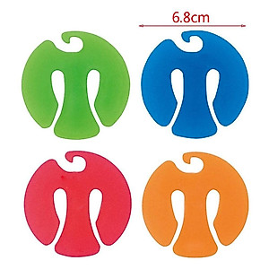 12PCS Sock Holder Rings,Multipurpose Small Clothespins Sock Clips Sock Holder Rings Sock Organizers