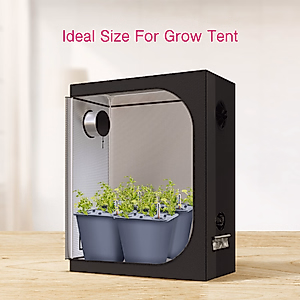 Lawnful 4 Hydroponic Buckets Kit for Plants, Hydroponics Growing System for Herbs/Tomato/Vegetables, DWC System with Air Pump & Germination Tray (Complete Indoor Hydroponic Gardening Supplies)