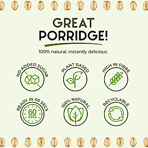 THE GREAT BRITISH PORRIDGE CO Blueberry Banana Porridge, 385 GR