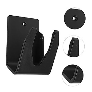 SEWACC 1 Set Scanner Bracket Barcode Scanner Barcode Reader Rack Bracket for Ring Scanners Stand Holder Scan Holder Handheld Scanner Holder Wall Mount Scanner Accessories Black Plastic