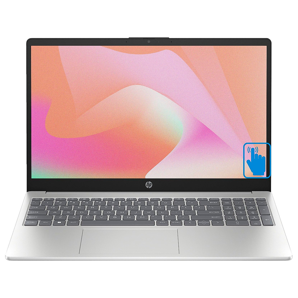 HP 15t 15.6" Touchscreen FHD IPS Business Laptop (Intel i7-1355U 10-Core 1.70GHz, 16GB RAM, 512GB SSD, Intel UHD, Backlit KYB, FP, WiFi 6, BT 5.3, HD Webcam, Win11H) w/Dockztorm Dock