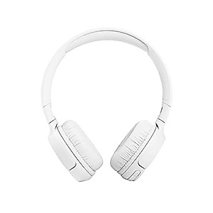 JBL Tune 510BT: Wireless On-Ear Headphones with Purebass Sound - White (Renewed)