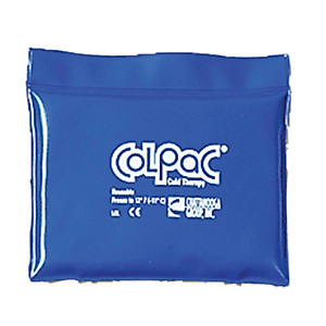 Chattanooga ColPac Reusable Gel Ice Pack Cold Therapy for Wrist, Ankle, Knee, Arm, Elbow for Aches, Swelling, Bruises, Sprains, Inflammation (5.5" x 7.5") - Blue