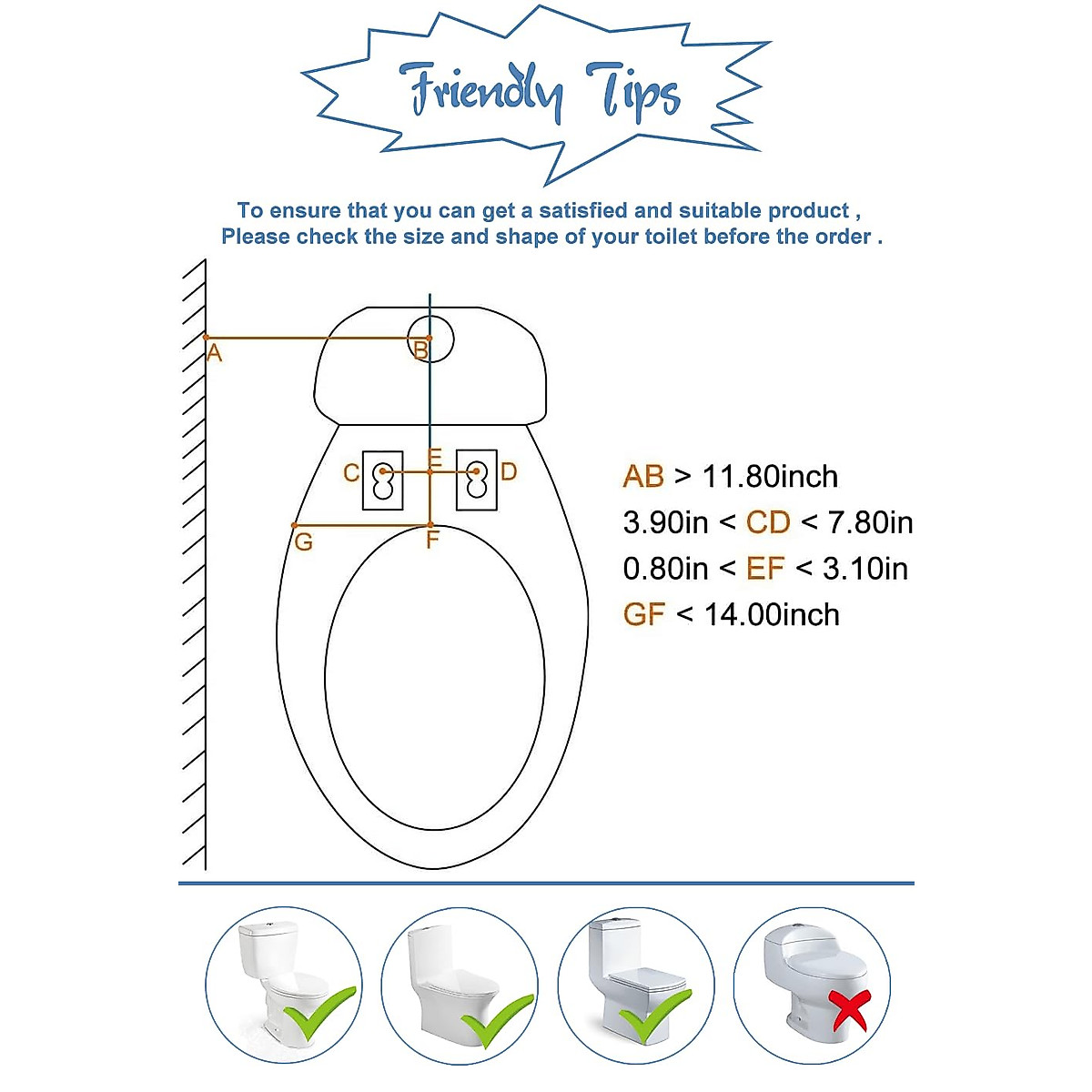 Apure Bidet A121 - Hot and Cold Water Bidet Attachment for Toilet - Dual nozzles of wash and women wash- Selfcleaning Toilet Bidets