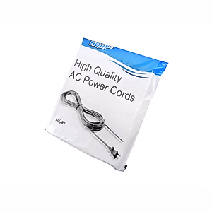 HQRP AC Power Cord Compatible with Dyson DC33 DC41 DC65 Upright Vacuum Cleaner DC-65 Mains Cable DC 65 Animal, DC65 Multi Floor 920912-01 920165-03 DC-33 DC-41