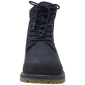 Timberland Womens Premium Combat & Lace-Up Boots Blue 6 Medium (B,M)