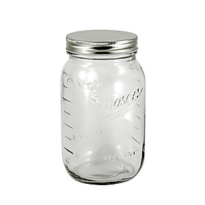 Grant Howard Glass storage jar, Clear