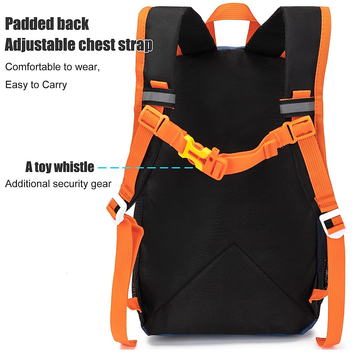 IVYGREEN Little Kids Hiking Backpack, Toddler Backpack for Boys or Girls, Ideal for a Day Outdoor Adventures (Blue, Kids - Medium)