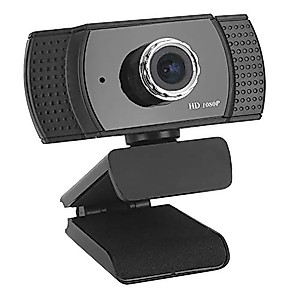 ASHATA 753 1080P Webcam,HD Webcam USB Computer Camera with Builtin Digital Microphone for PC,Video Camera Webcam for Online Teaching Video Calling Recording Conferencing