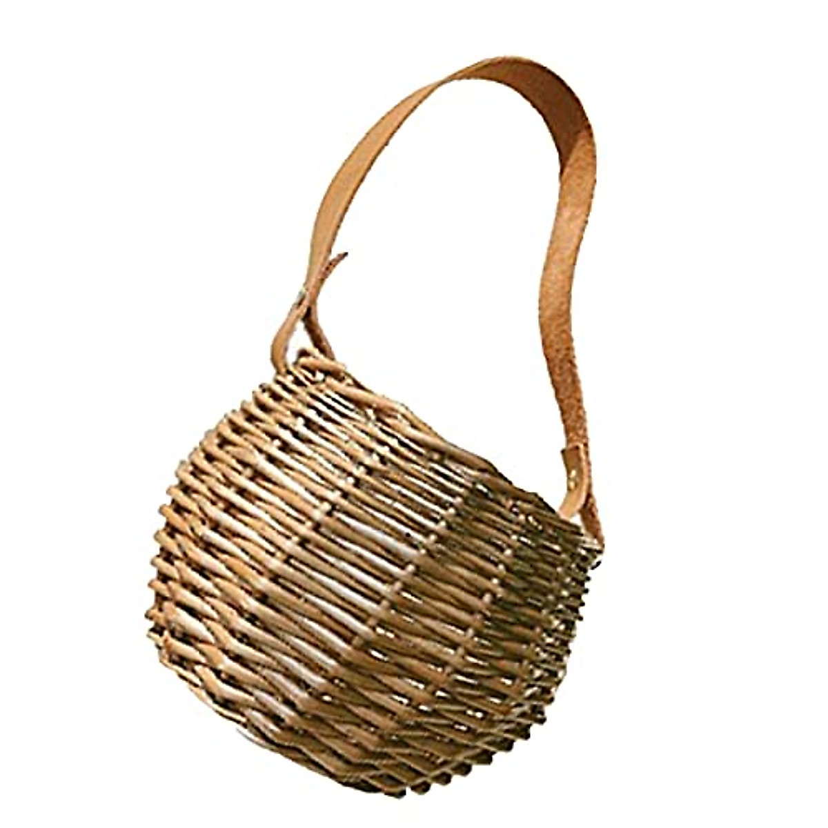 Homeriy Durable and Portable Rattan Basket Outdoor Hanging Basket for Girl Rattan Handwoven Basket with Handle for Candy Fruit Home Garden Decor Photography, 1993544/120006AM47USMNH