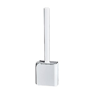 Silicone Brush Toilet Brush Clear Double Sided Brush Head Toilet Cleaner Brush Home Bathroom Toilet Bowl Brush and Holder Set