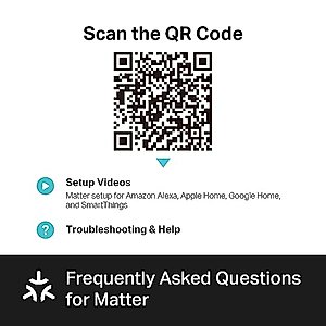 Kasa Matter Smart Light Switch: Voice Control w/Siri, Alexa & Google Assistant | UL Certified | Timer & Schedule | Easy Guided Install | Neutral Wire Required | Single Pole | 2.4GHz Wi-Fi | KS205