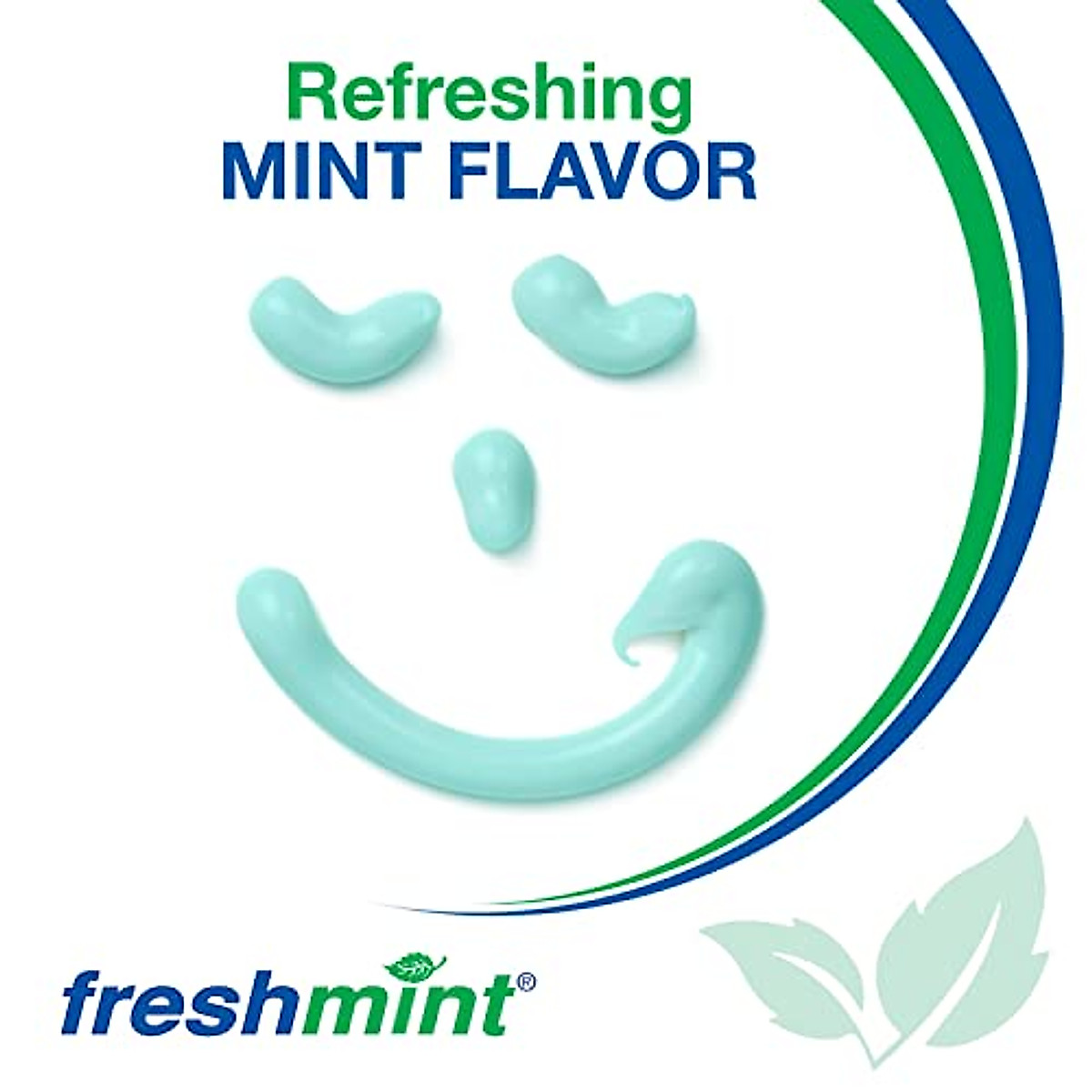 Freshmint® 36 Tubes of 0.85 oz. Premium Anticavity Fluoride Toothpaste with Safety Seal (ADA Accepted)