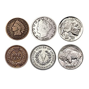 American Coin Treasures Spirit of The American West Penny and Nickel Coin Collection, Protective Acrylic Case, Certificate of Authenticity, Manufacturer's Warranty