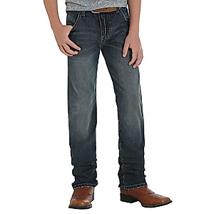 Wrangler Boys’ Retro Slim Fit Straight Leg Jean, Jerome, 14 Slim