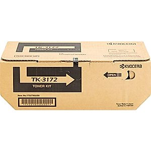 Kyocera 1T02T80US0 Model TK-3172 Black Toner Cartridge For use with Kyocera ECOSYS P3050dn Laser Printer, Up to 15500 Pages at 5% Coverage