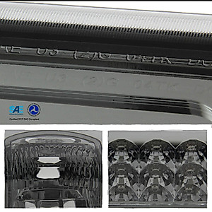 AKKON - For 2004-2008 Ford F-150 Pickup LED Tail Lights Lamps in Black Housing + Third Brake Light [Smoke Lens]