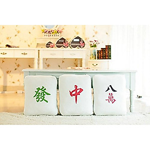 Nunubee Mahjong Pillow Throw Pillow Cushion Stuffed Toys(Pattern11)