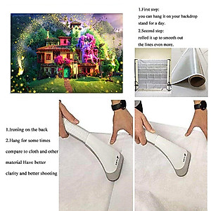 Magic Movie Backdrop Magical Floral House Butterfly Background for Kids Birthday Party Supplies Decorations Movie Poster for Nursery Decor (6X4FT)