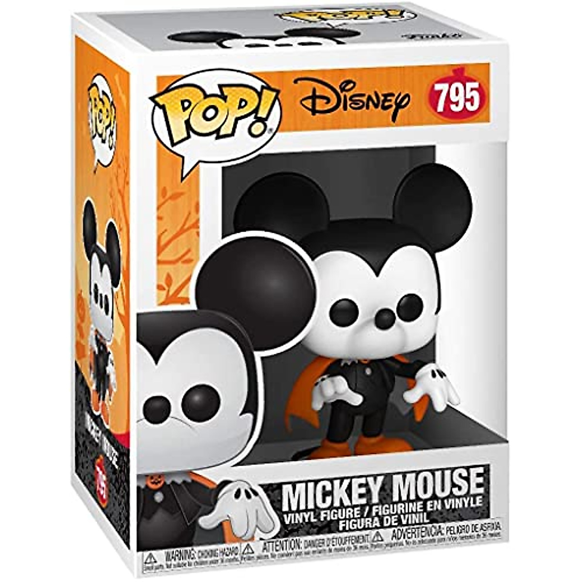 POP Disney: Halloween - Spooky Mickey Mouse Funko Pop! Vinyl Figure (Bundled with Compatible Pop Box Protector Case) Multicolor 3.75 inches