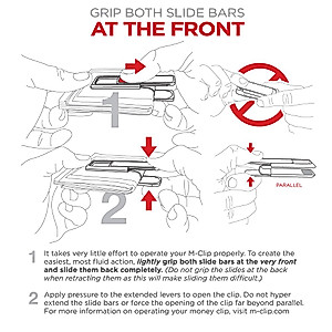 M-Clip Natural Anodized White Golf Ball Money Clip