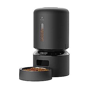 PETLIBRO Automatic Cat Feeder, Pet Dry Food Dispenser Triple Preservation with Stainless Steel Bowl & Twist Lock Lid, Up to 50 Portions 6 Meals Per Day, Granary for Dogs & Cats