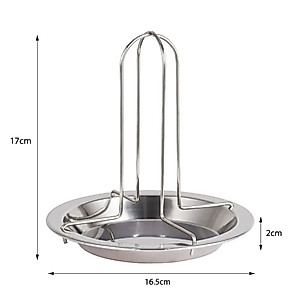 Wusteg Chicken Roasting Rack with Non-Stick Grill Pan Sturdy Stainless Steel Poultry Turkey Holder Vertical Roaster Pan Duck Holder Grill Stand Roasting for Home & Camping Oven, BBQ Cooking