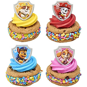 CakeDrake Rescue Dog Doggie Puppy (12) Birthday Party CupCake Favor Decor Rings