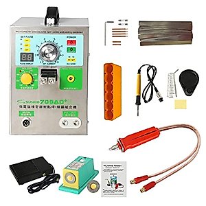 CHEIRSS 709AD Pulse Spot Welder 0.35mm Battery Welding Machine,3.2KW Battery Spot Welder & Soldering Station,for Battery Pack 18650 14500 & Other Lithium Batteries