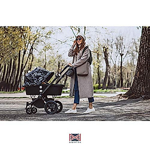 Bag Nation Extra Large Diaper Bag Backpack with Changing Station | Ideal for Twins or 2 Babies | Unisex 3 in 1 with Stroller Straps | Holds All Your Baby’s Essentials (Black)