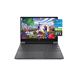 HP Victus 15-fa0025nr 15.6" FHD Gaming Laptop, Intel Core i5-12500H 2.5GHz 8GB RAM, 512GB SSD, NVIDIA GeForce RTX 3050, Windows 11 Home(Renewed)