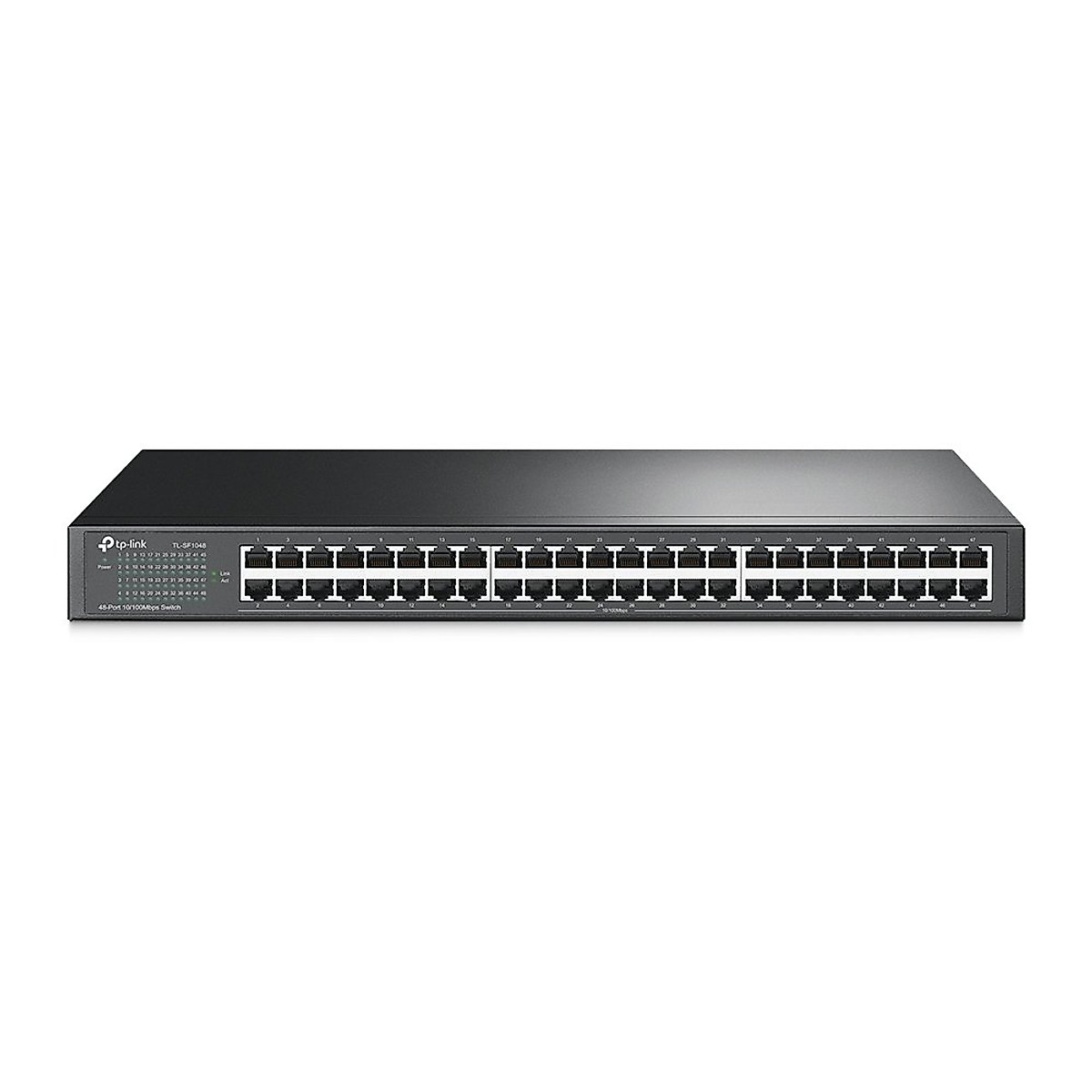 TP-Link TL-SF1048 48-Port 10/100Mbps Unmanaged Ethernet Switch, 19-inch Rack-Mount, Steel Case