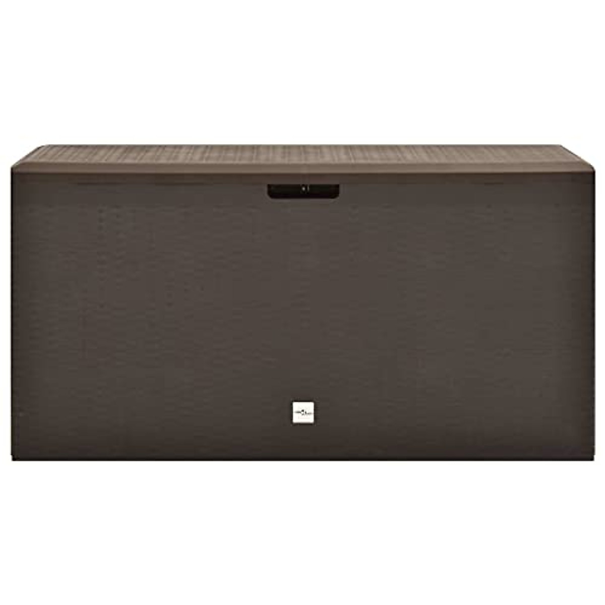 vidaXL Patio Storage Box Garden Cushion Deck Outdoor Storage Chest Storing Pillow Tool Box Blanket Indoor Interior Container Anthracite 44.9"