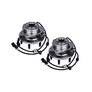 Replacement Front Wheel Hub Bearing Assembly Set of 2 - Compatible with Chevy, Buick, GMC Vehicles - Rainier, SSR, Trailblazer, Envoy, Bravada, 9-7x - Replaces 951-056, 12413037, 15130858, 513188