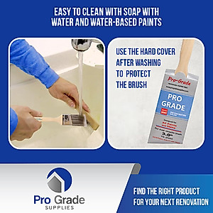 Pro Grade - Paint Brushes - 12Ea 3" Angle Brushes