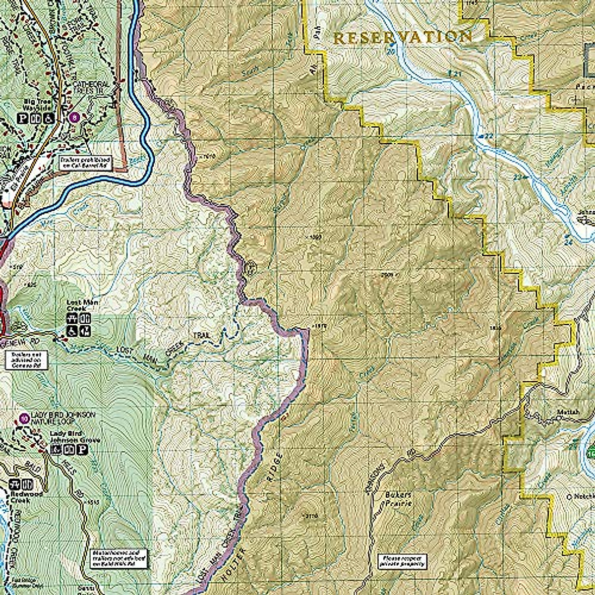 Redwood National and State Parks Map (National Geographic Trails Illustrated Map, 218)