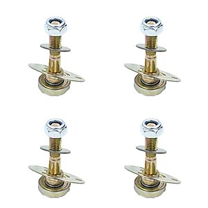 Acxico 4Pcs Rocking Chair Bearing Connecting Piece Rocking Chair Bearing Screws Kits Furniture Connecting Fittings, Metal