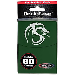 BCW 1-DC-GRN Deck Case Green MTG Magic The Gathering Deck