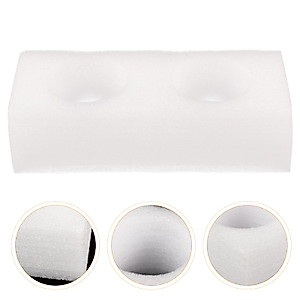 Cabilock 2pcs Takeaway Cup Holder Floating Drink Holder for Pool Coffee to go Carrier Bowl Racks Disposable Coffee Cups Coffee Cup Carrier Tray White epe Pearl Cotton Packing car take