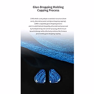 Fanmusic TRUTHEAR x Crinacle Zero Earphone Dual Dynamic Drivers in-Ear Earphone with 0.78 2Pin Cable Earbuds (Zero)