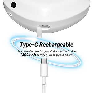 Automatic Hand Soap Dispenser Foaming Hand Soap Dispenser Touchless Foaming Soap Dispenser Wall Mount Rechargeable Foam Soap Dispenser for Bathroom,Countertop and Kitchen(10oz/ 300ml) White