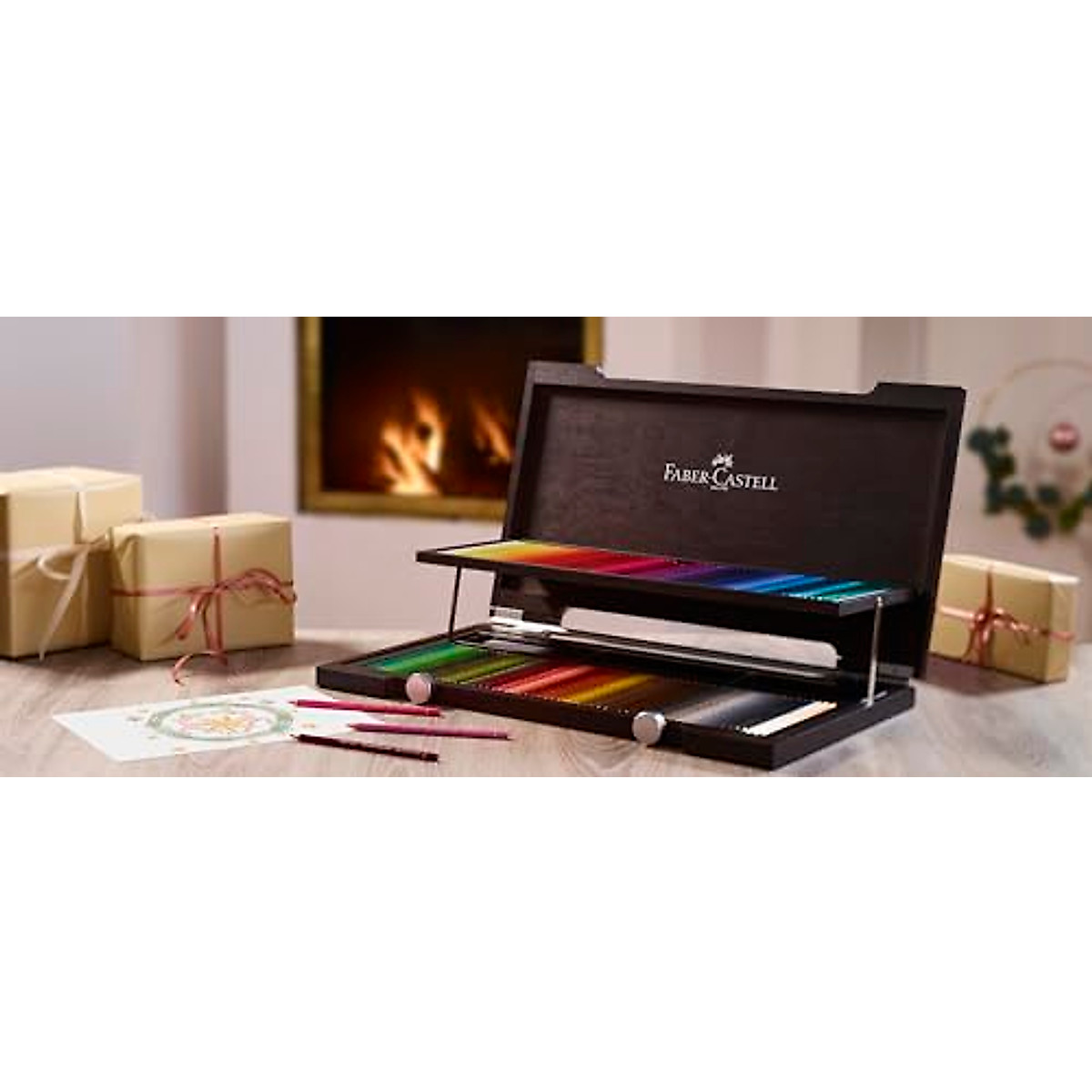 Polychromos 120 Pencil Wood Box Set