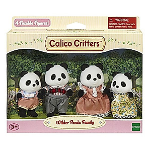 Calico Critters Wilder Panda Bear Family