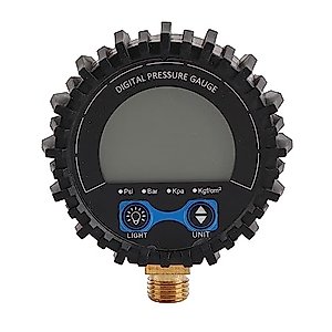 Digital Tire Pressure Gauge, Tire Pressure Gauge 3‑200PSI Range LCD Backlit Accurate Reading Universal Replacement for Car Truck RV