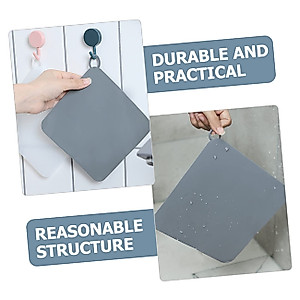 Angoily 6 Pcs Toilet Insect Mat Bath Drain Stopper Silicone Lid Strong Suction Cork Drain Plug Bathtub Drain Hair Kitchen Smell Stopper Floor Drain Gutter Cover Flat