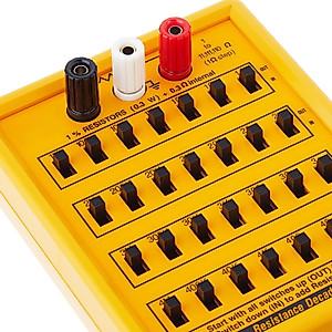 Resistance Decade Box, Seven Decades, 1 Ohm to 11 Meg (1Ω per Step)