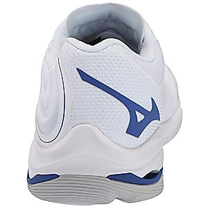 Mizuno Wave Lightning Z6 Mens Volleyball Shoe, White-Navy, 11