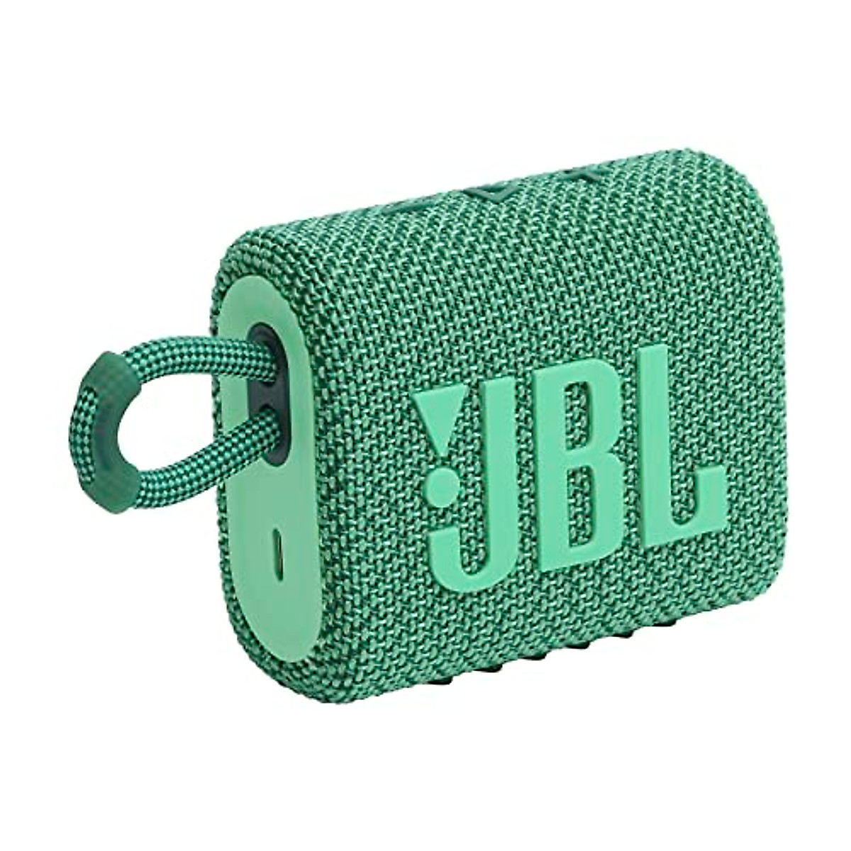 JBL Go 3 Eco: Portable Speaker with Bluetooth, Built-in Battery, Waterproof and Dustproof Feature - Green