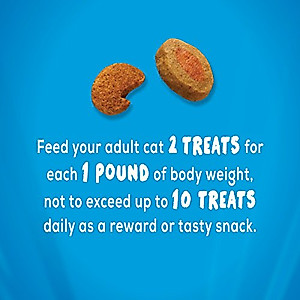 Purina Friskies Made in USA Facilities Cat Treats, Party Mix Lobster & Mac 'N' Cheese Flavors - (6) 6 Oz. Pouches