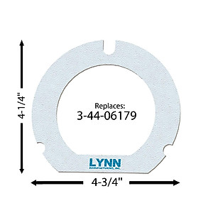 Lynn Manufacturing Replacement Harman Pellet Stove Tailpipe Gasket 3-44-06179, 1-00-07381, 2399J